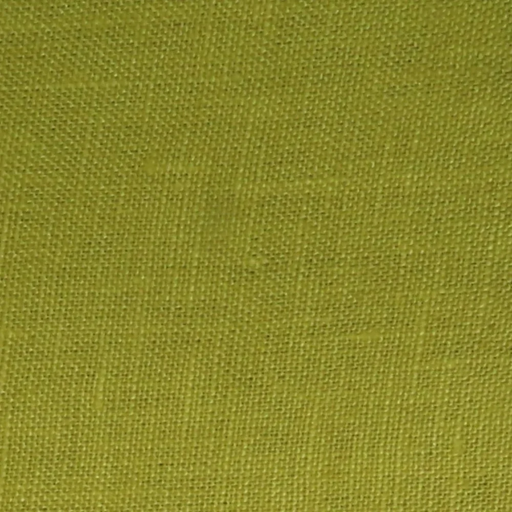Terzo Millenio | Tops | Linen Shirt Chartreuse Yellow Green Crochet ...